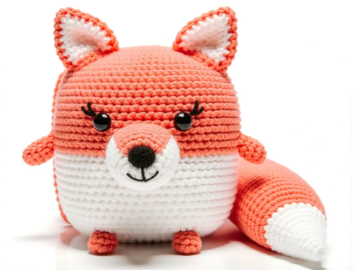 Adorable Fox Pillow Crochet Pattern - Intermediate